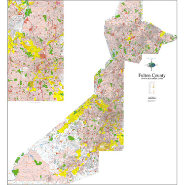 Fulton County Zip Code Map