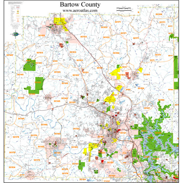 Bartow County Land Maps