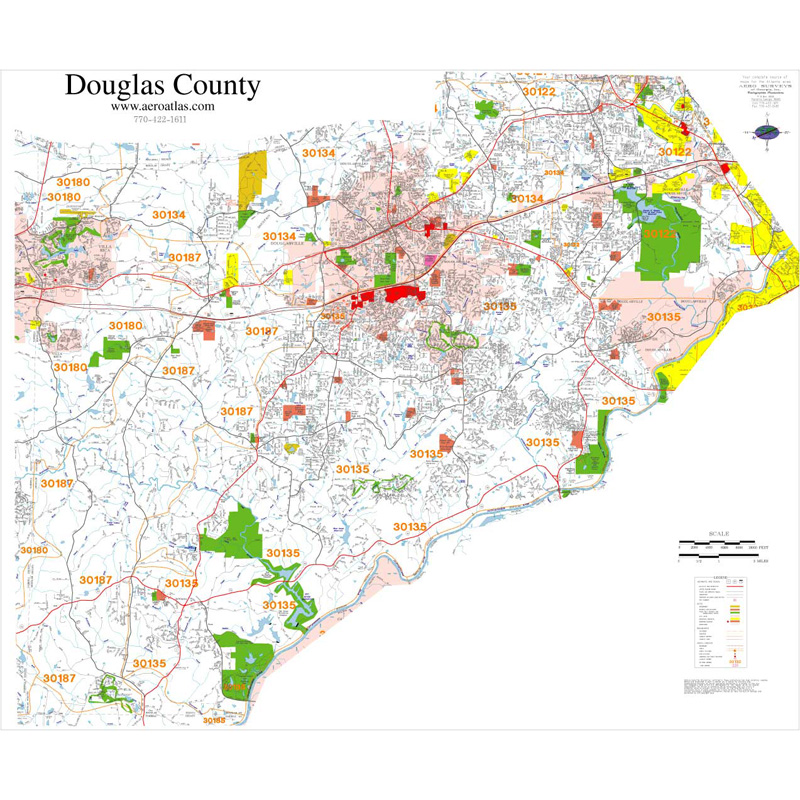 Georgia Douglas County Planning Map