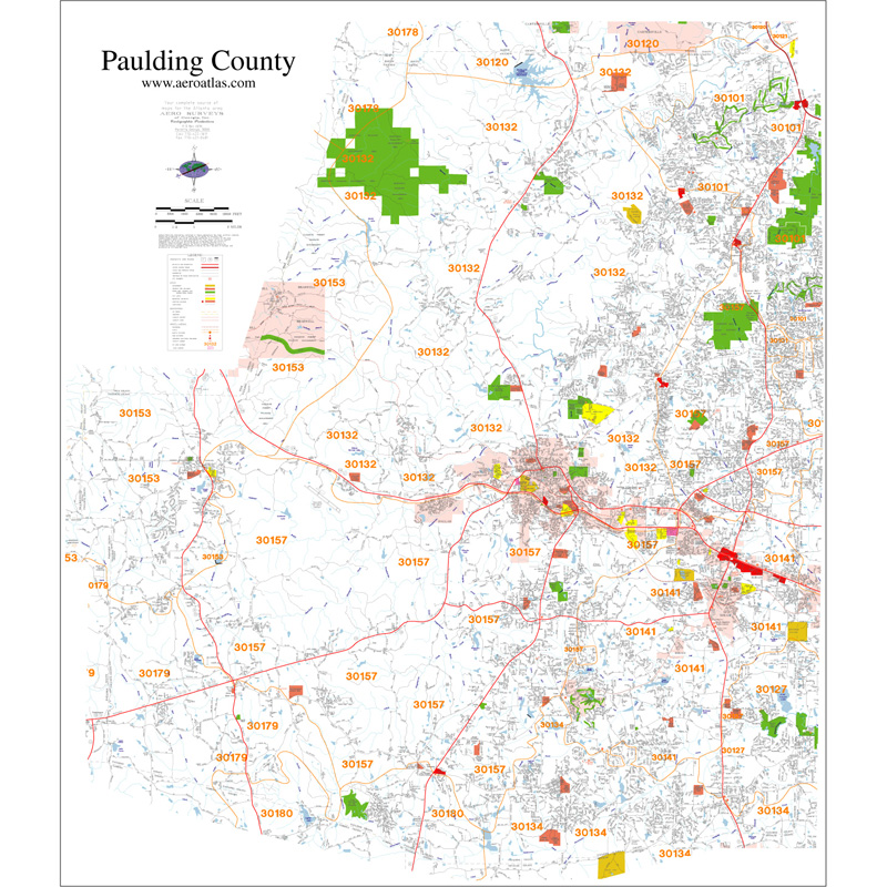 Counties Surrounding Paulding County