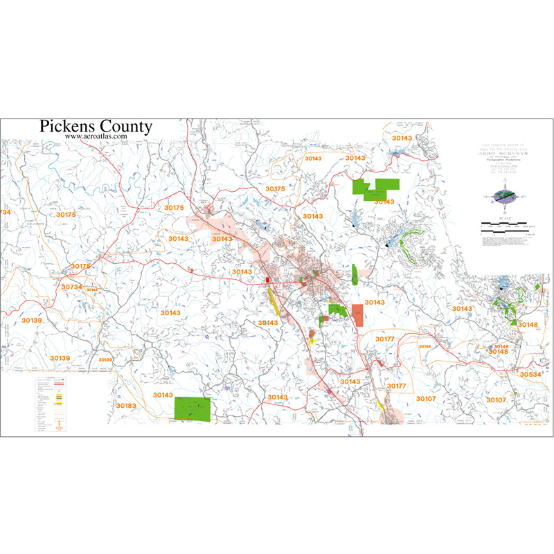 Pickens County Property Maps Maps Of Anderson County, South Carolina